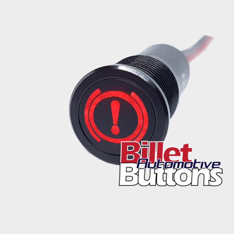 14mm 'BRAKE FAIL SYMBOL' LED Pilot Light Small Compact 12V Handbrake P
