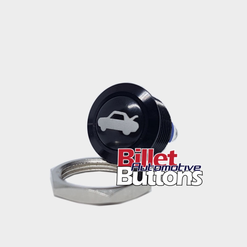 16mm 'BOOT/TRUNK SYMBOL' Push Button Switch Dome Top Small Compact