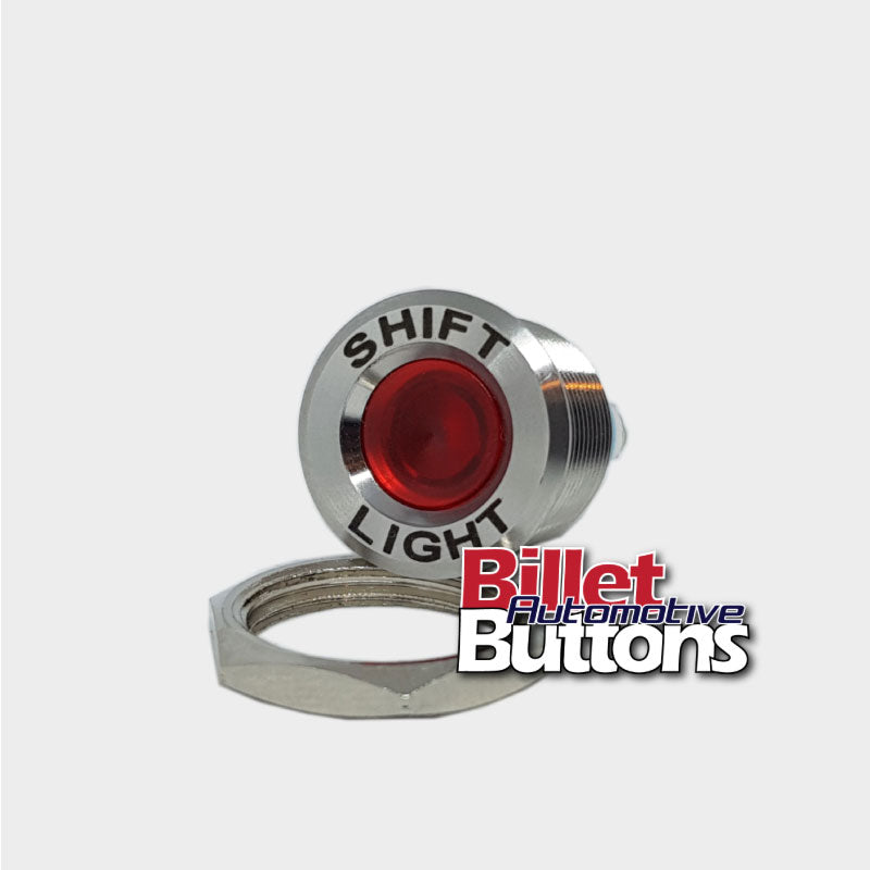 16mm 'SHIFT LIGHT' LED Pilot / Warning Light Small Compact 12V – Billet ...