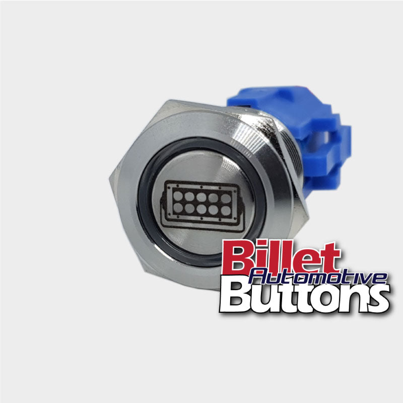 19mm 'LIGHT BAR SYMBOL' Billet Push Button Switch Bars – Billet ...