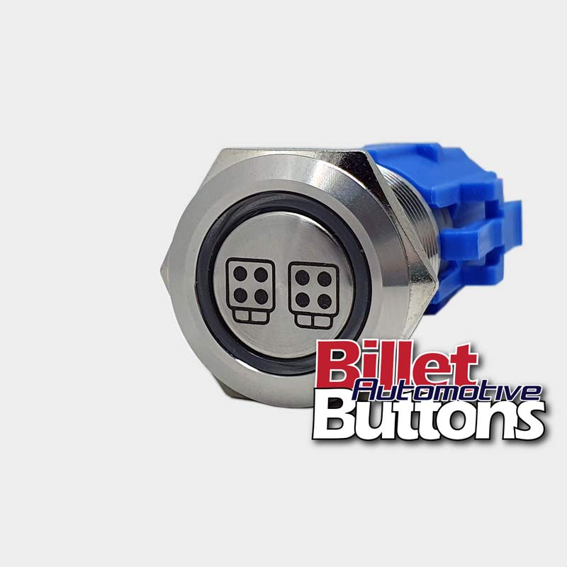 19mm 'POD LIGHTS SYMBOL' Billet Push Button Switch Light Bars – Billet ...