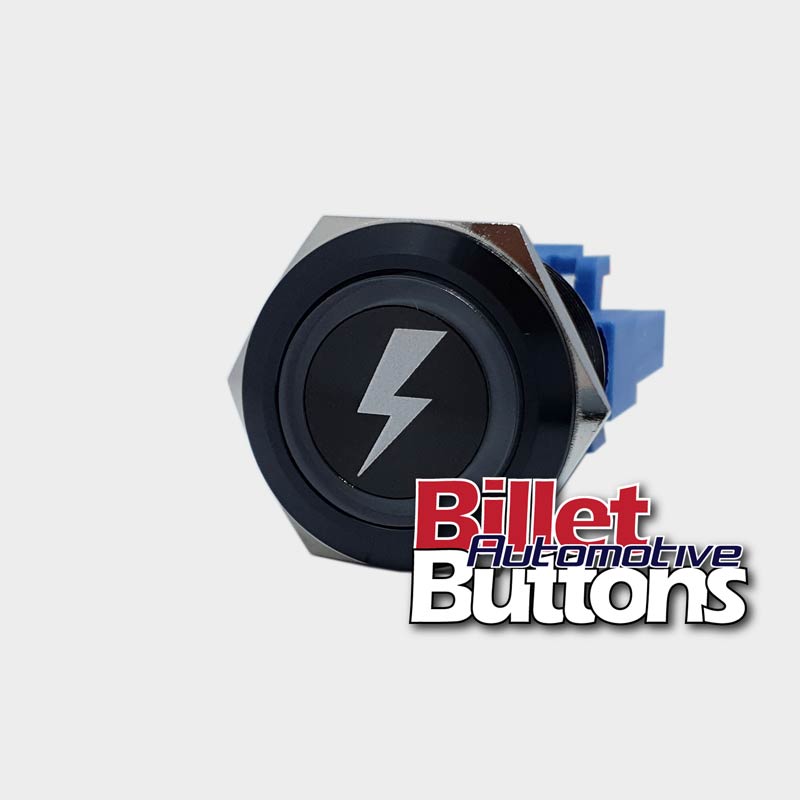 22mm 'LIGHTNING SYMBOL' Billet Push Button Switch Power – Billet ...