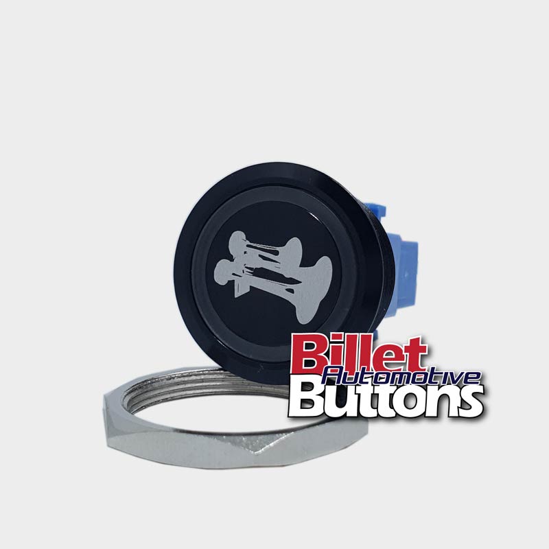 28mm 'TRAIN HORN SYMBOL' Billet Push Button Switch Truck Air Horns ...