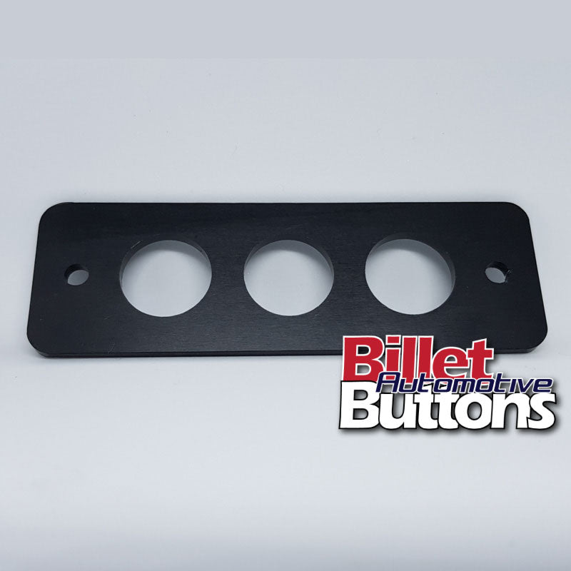 Billet Button 3 hole laser cut switch panel – Billet Automotive Buttons