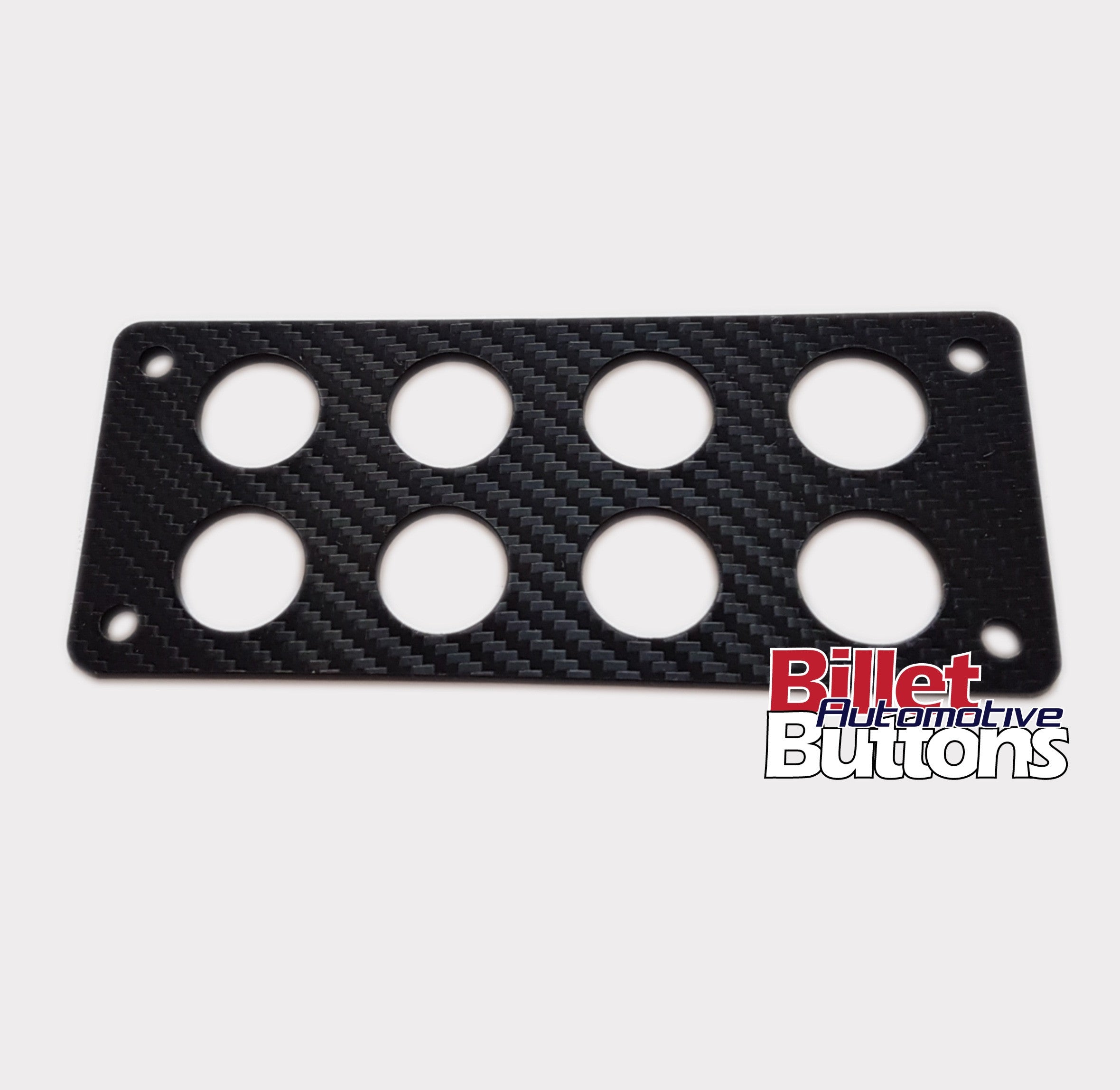 Billet Button 8 hole laser cut switch panel
