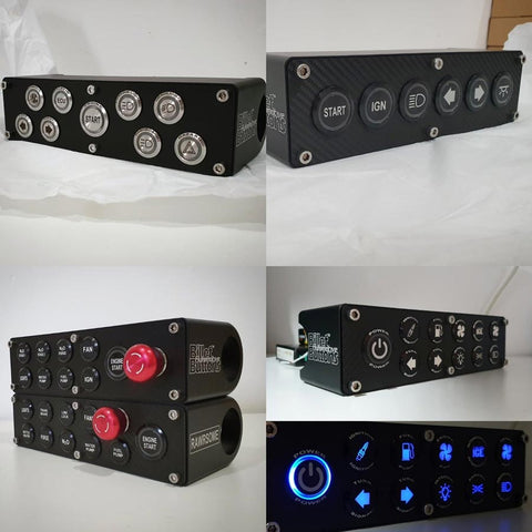 Mounting Panels & Billet Roll Cage Mount Switch Box